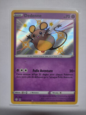 Carte Pokémon Dedenne Shiny - SV051/SV122 - EB4.5 Destinées Radieuses ...