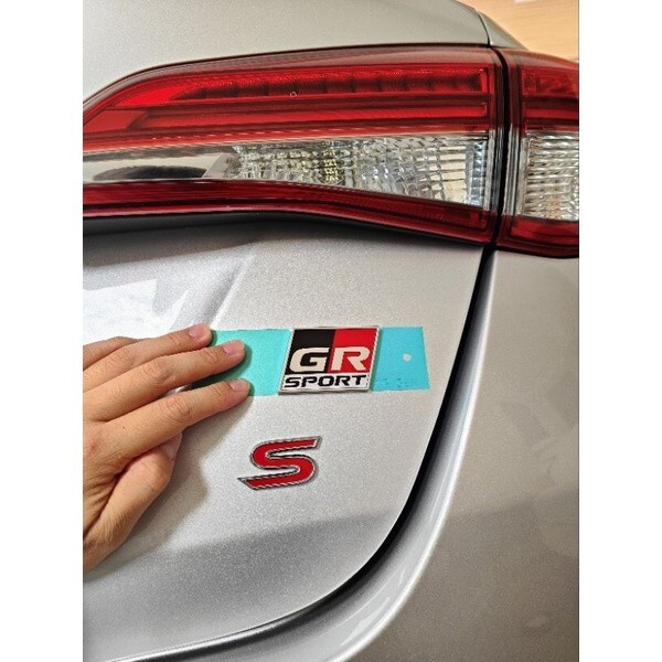 Toyota GR Sport Emblem Badge Sticker Logo Black Silver for Toyota | eBay