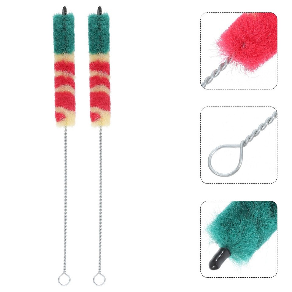 2pcs Piccolo Cleaner Musical Instrument Brush Reusable Cleaning Tools ...
