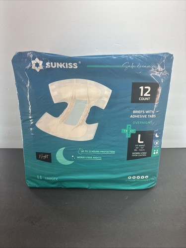 TrustPlus Overnight Adult Diapers with Tabs, Unisex Disposable Incontinence LG | eBay