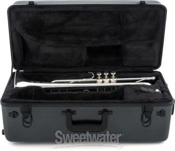 King 2055 Silver Flair Intermediate Bb Trumpet - 1st Slide Trigger ...