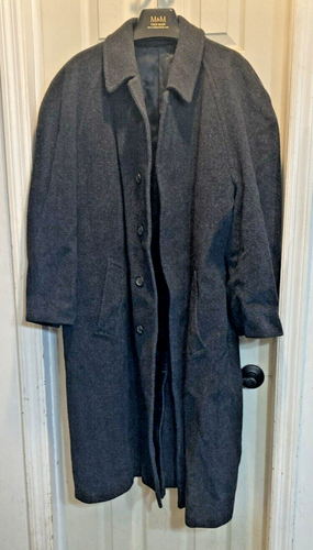 VINTAGE MILENIUM COLLECTION CASHMERE OVERCOAT MENS 3XL - XXXL - ITALY ...