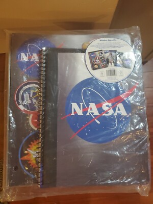 NASA Binder Bundle 4 Piece Set Folder Binder Notebook Composition Book ...