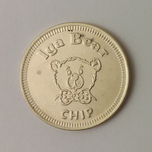 IGA Bear Chip Kenny's Cash Lincoln City, OR Coin Token 24mm | eBay