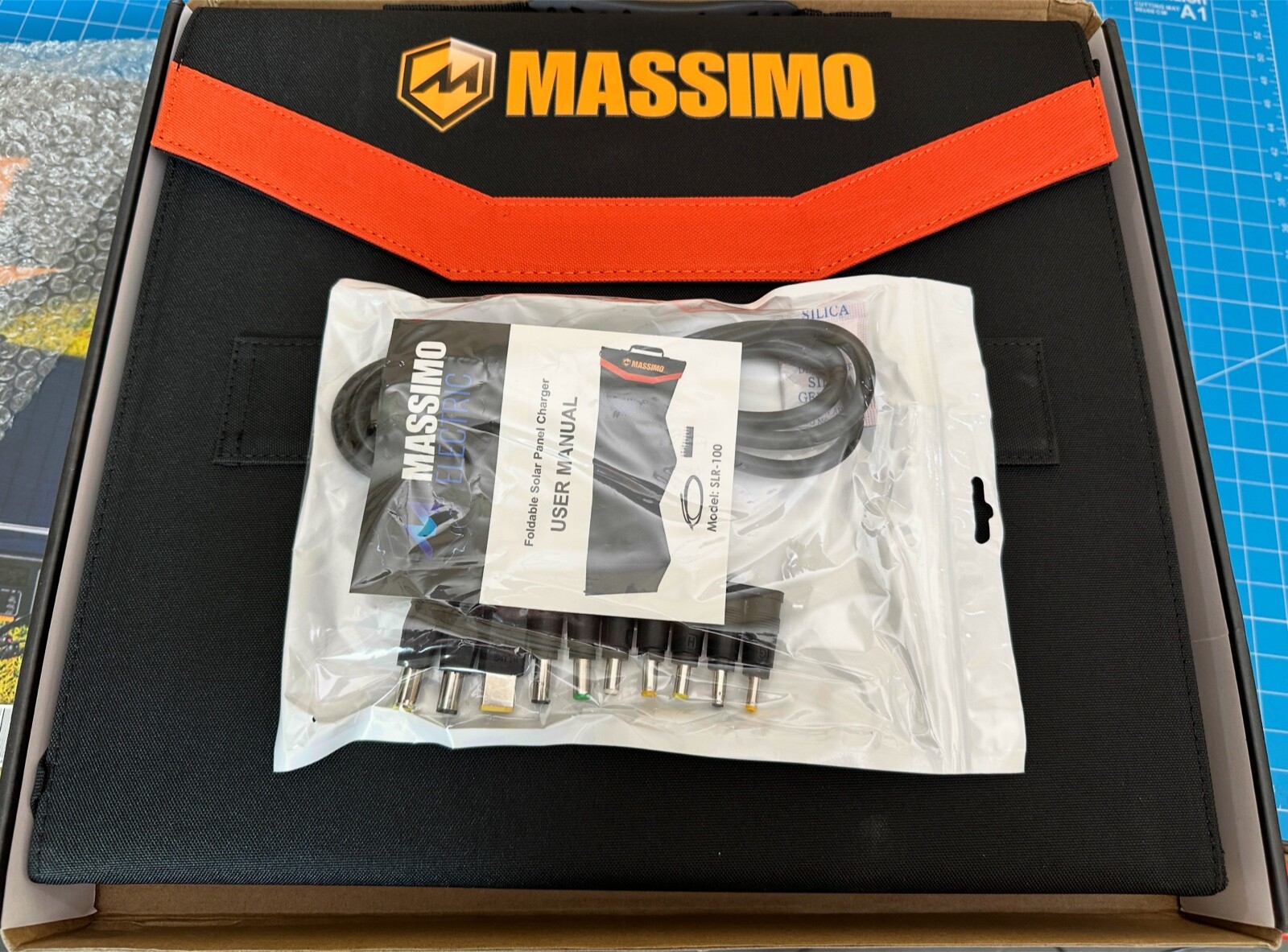 NEW 100W Portable Foldable Solar Panel Blanket Massimo Camping + Home ...