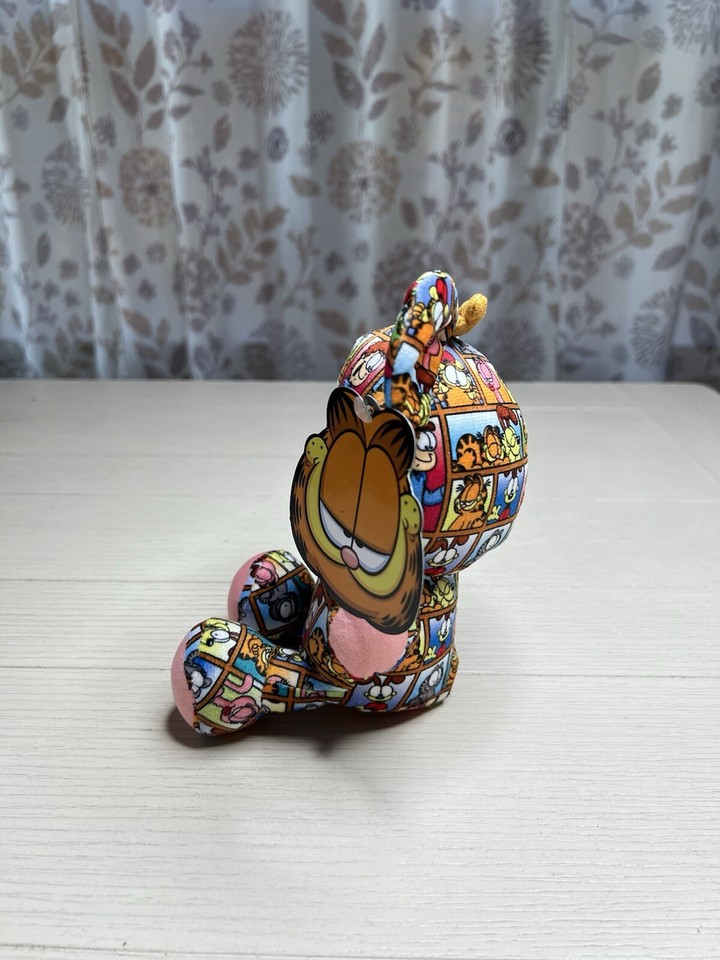 Garfield Teddy Bear Pooky Comic Print Plush Toy Nickelodeon With Tag 8 ...