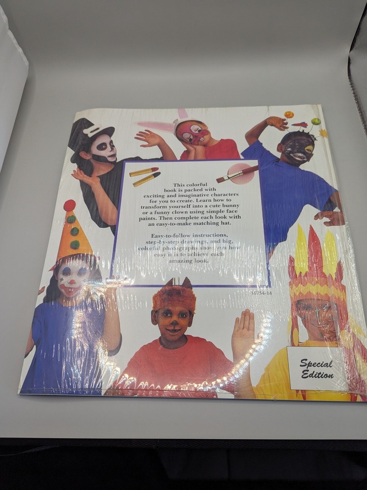 MY Funny Face Book Kids Fun Faces NEW Wrapped Halloween/ Dress Up FUNNY ...