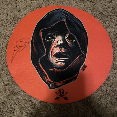 Slipknot Vinyl Sid Wilson Tour Slipmat 2022 Tour Signed Autograph Red ...