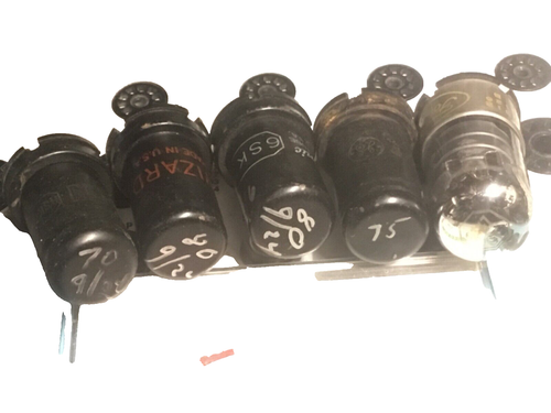 6SK7 GE Sylvania Vacuum Tubes 5X Lot Guaranteed TESTED STRONG On B&K ...