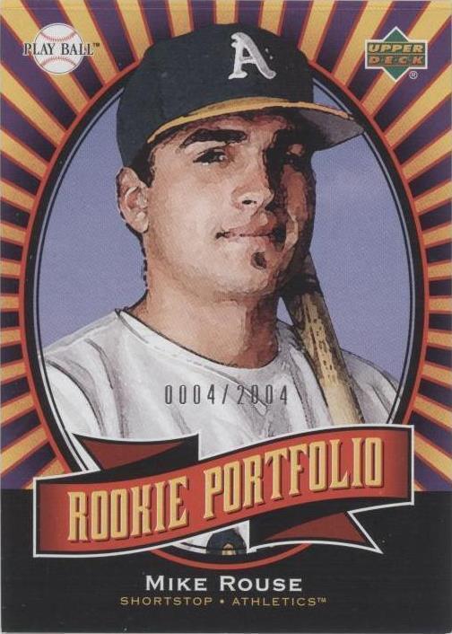 2004 Upper Deck Play Ball - Rookie Portfolio Mike Rouse #155 /2004 (RC) for sale online | eBay