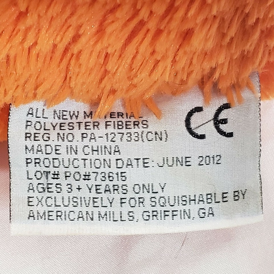 Squishable Orange Fox 7 Inches Tall Fuzzy 2012 Preowned | eBay