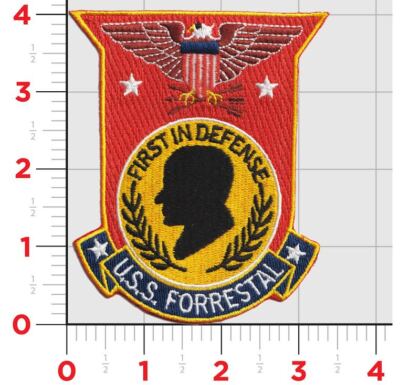 Officially Licensed US Navy USS Forrestal CV-59 Patch | eBay