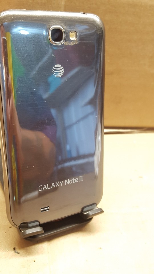 Samsung Galaxy Note 2 SGH-I317 Gray Smartphone 16gb POWER TESTED ONLY ...