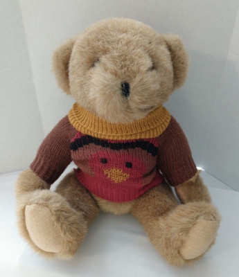 1992 Tender Heart Treasures Jointed Teddy Bear Thanksgiving Decor 12 ...
