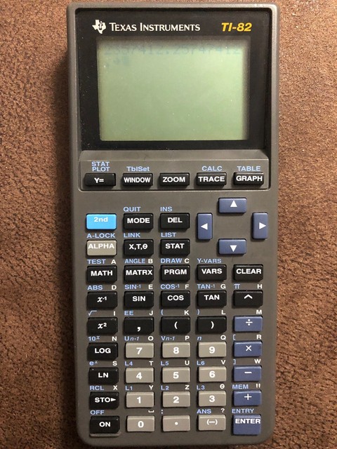 Graphing Calculator Texas Instruments T1-82 Working Great | eBay