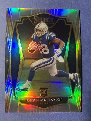 2020 PANINI SELECT NFL #153 Jonathan Taylor Colts Premier Level Silver ...