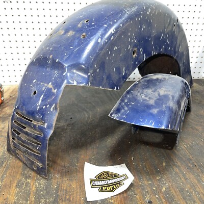 Harley REAR & FRONT FENDER Chopper bobbed Custom used 053 | eBay