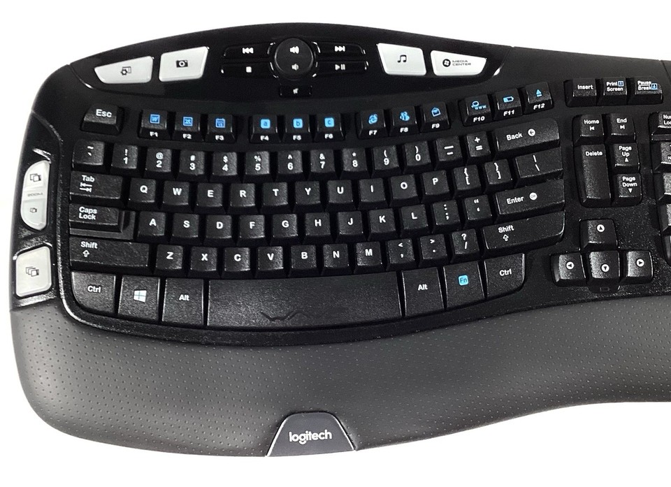 Logitech K350 Comfort Wave Wireless Keyboard with USB dongle tested ...