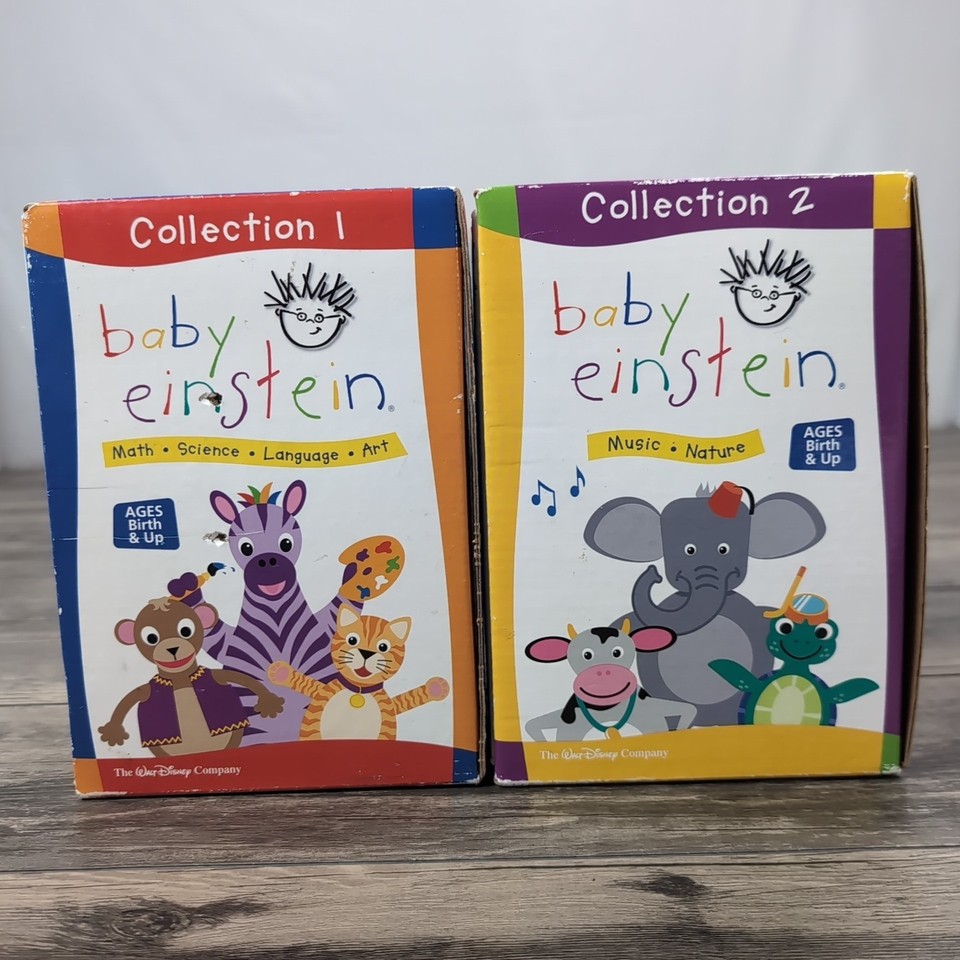 Baby Einstein Collection 1 & 2 DVD Boxsets 18 DVDS Baby Toddler ...