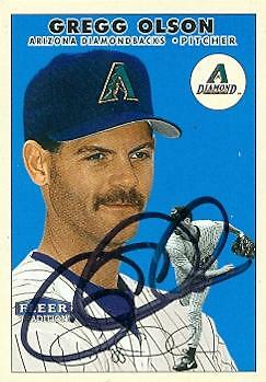 Gregg Olson autographed Baseball Card (Diamondbacks) 2000 Fleer ...