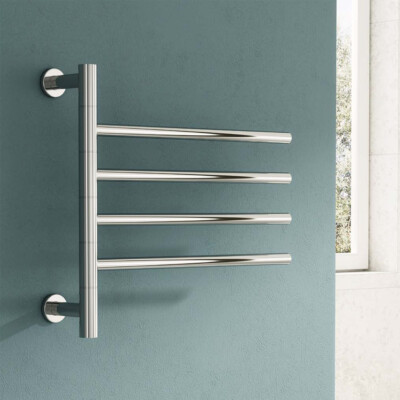 Reina Rance Dry Electric Designer Heated Towel Rail 455mm H x 500mm W ...