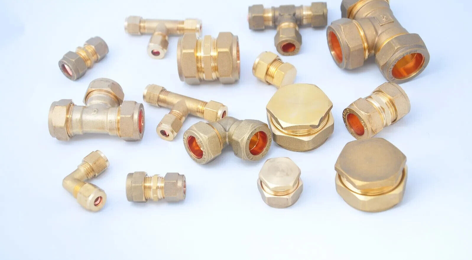 8mm 10mm 15mm 22mm 28mm Compression Fittings Plumbing Copper Pipe Uk ...