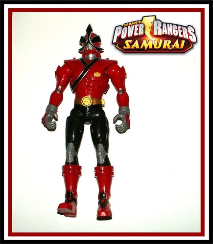 2011 Power Rangers Samurai _ 12" Battlized Shogun Red Ranger | eBay