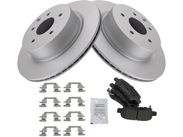 TRQ 91HJ44X Rear Brake Pad and Rotor Kit Fits 2009-2013 Infiniti G37 ...