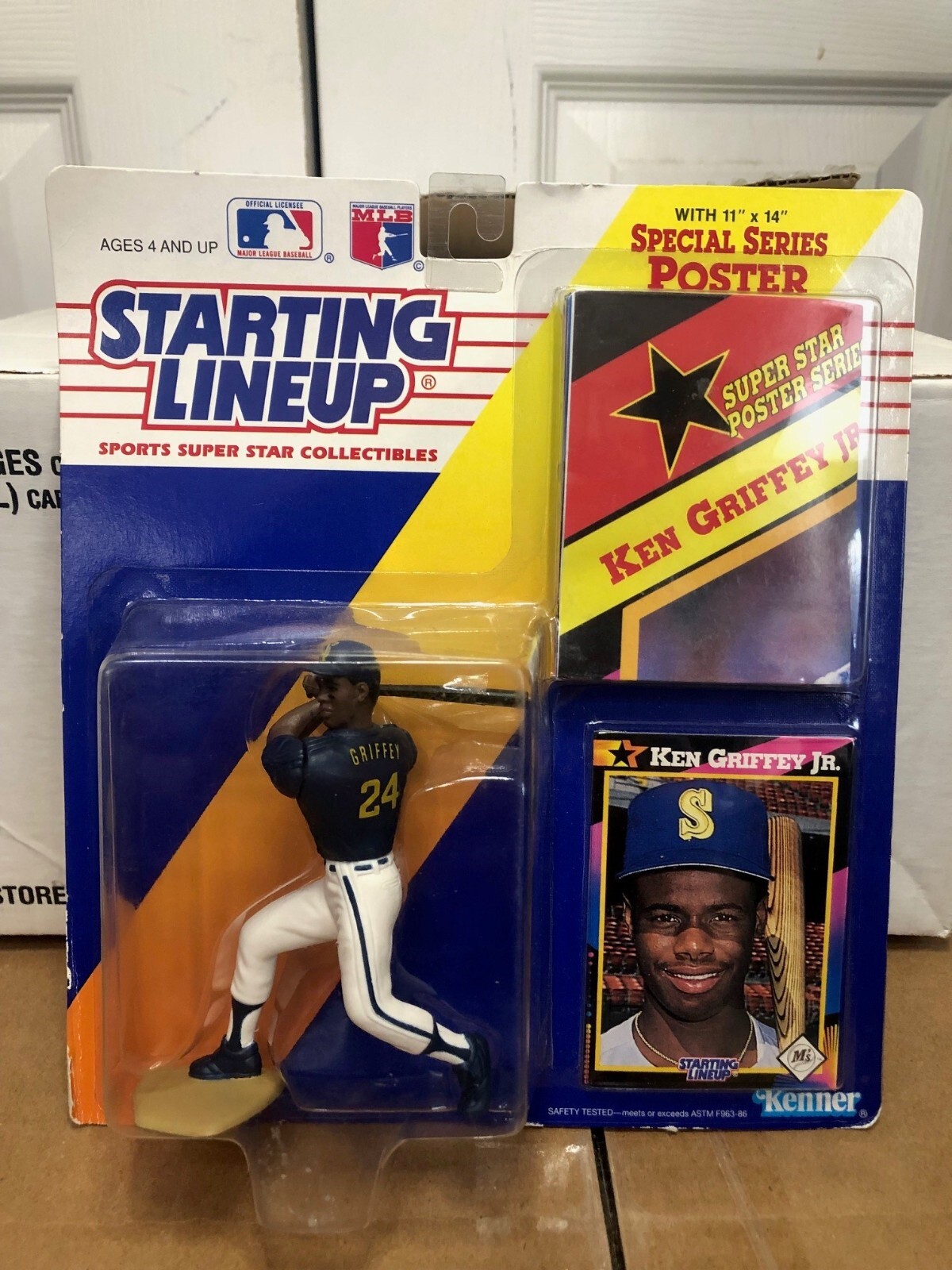 Kenner Starting Lineup 1992 Edition Ken Griffey Jr Seattle Mariners MLB ...