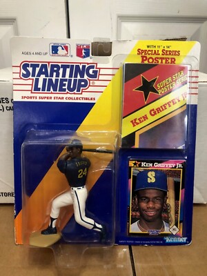 Kenner Starting Lineup 1992 Edition Ken Griffey Jr Seattle Mariners MLB ...