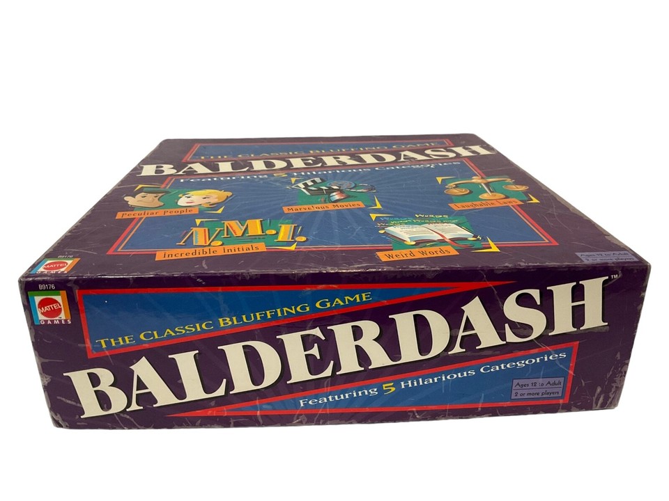 Vintage 2003 Mattel Balderdash board game with all pieces included ...