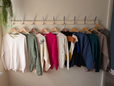 Vintage Job Lot Bundle Of Knitwear Sweaters And Cardigans Wholesale ...