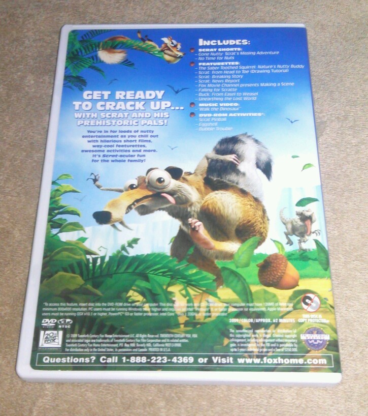 The Scrat Pack DVD More Adventures With Scrat And Friends | eBay