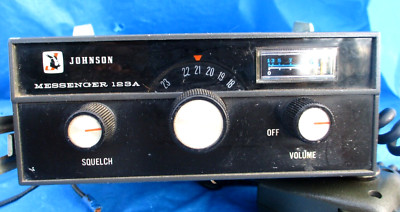 PARTS/REPAIR Vtg 1979 JOHNSON 123A MESSENGER CB Radio 23Ch U.S.A. made ...