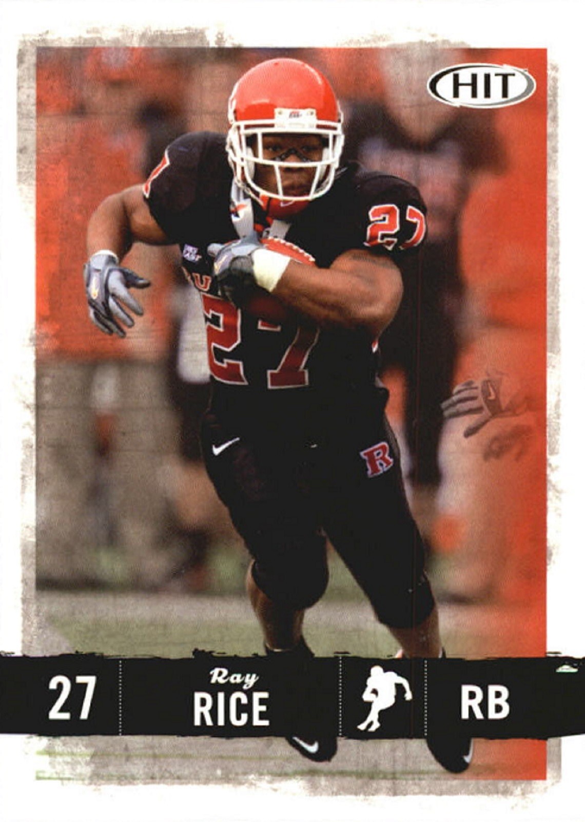 2008 SAGE Hit #73 Ray Rice RC Rutgers Scarlet Knights Baltimore Ravens ...