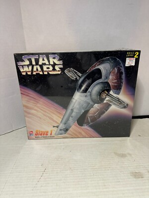 AMT Ertl Star Wars Slave 1 Plastic Model Kit New In Box 1995 | eBay