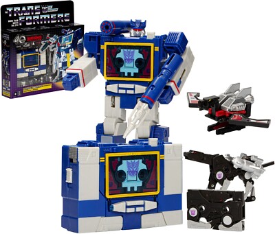 Transformers 40th Anniversary Retro Classic Soundwave G1 Laserbeak ...