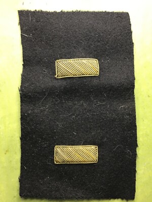 US Army Gold Bullion 2nd Lieutenant Felt Patch | eBay