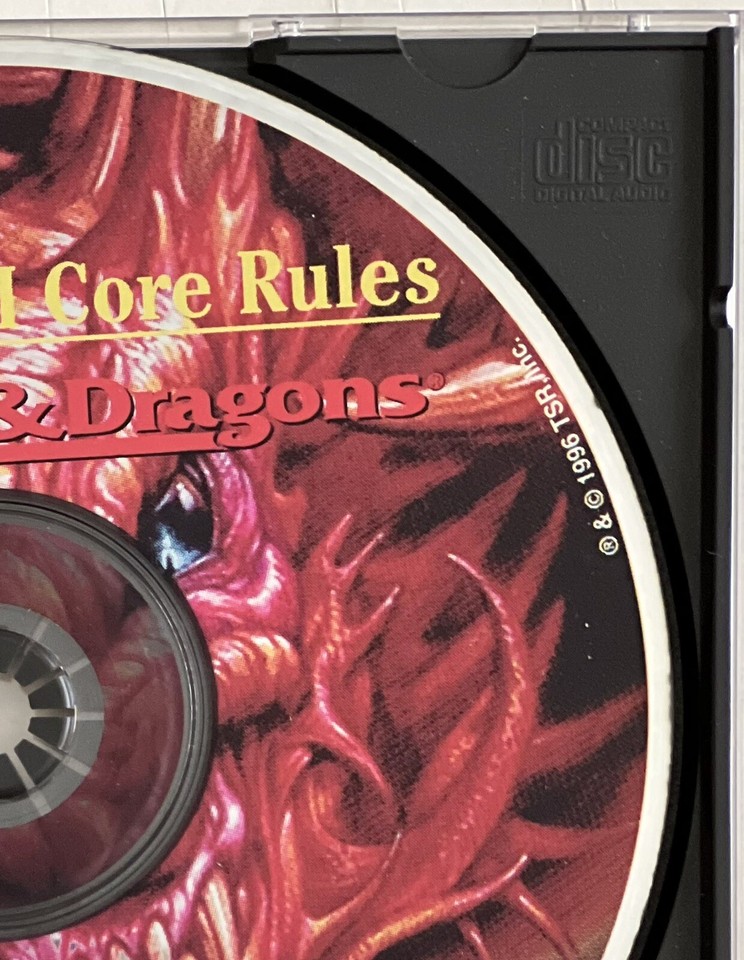 Advanced DUNGEONS & DRAGONS Core Rules. CD-ROM in case. 1996 TSR. | eBay