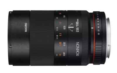 100mm F2.8 ROKINON MACRO FULL FRAME TELEPHOTO LENS for MFT CAMERAS NEW ...