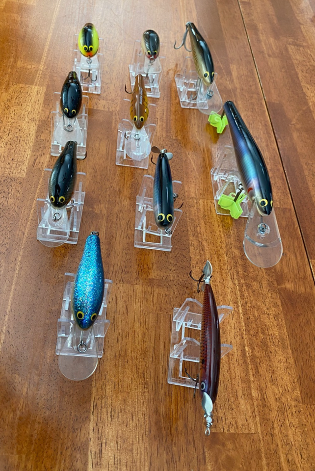 Ten Vintage Large Bagley Fishing Lures | eBay