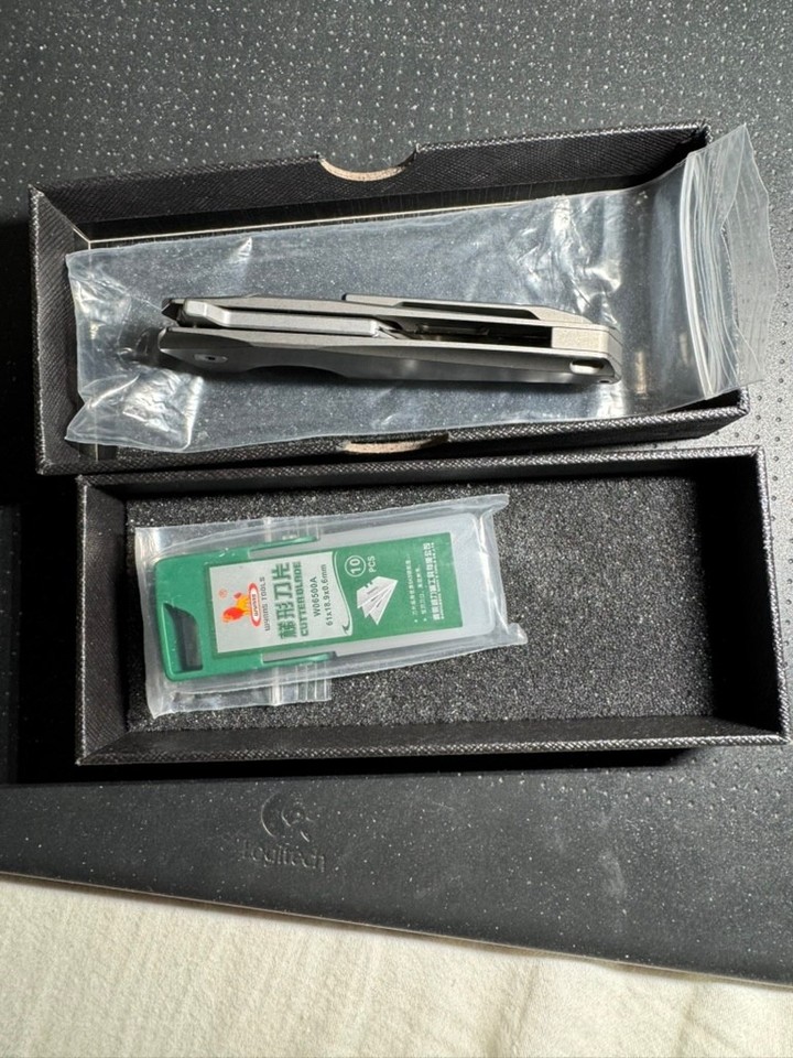 Titanium Quick-Change Utility Pocket Knife Frame Lock EDC FL Flipper | eBay