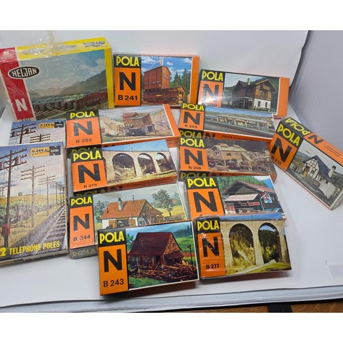 Vintage POLA N-Scale Building Kit Lot 14-Pc Most Sealed B241 B252 B275 ...