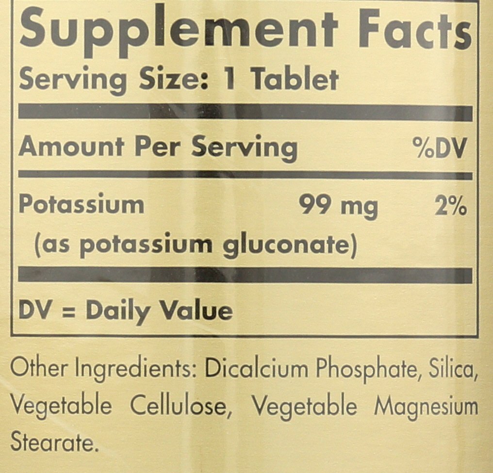 Solgar Potassium 250 Tablets | eBay