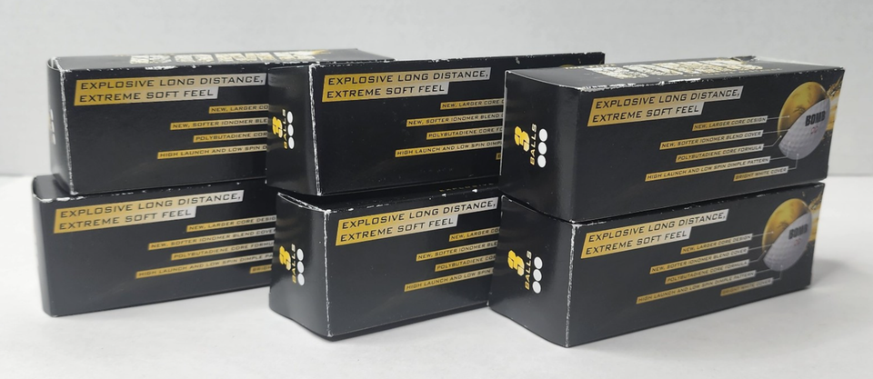 Top Flite - BOMB Golf Balls [White] - 6 Sleeves - Explosive Long ...