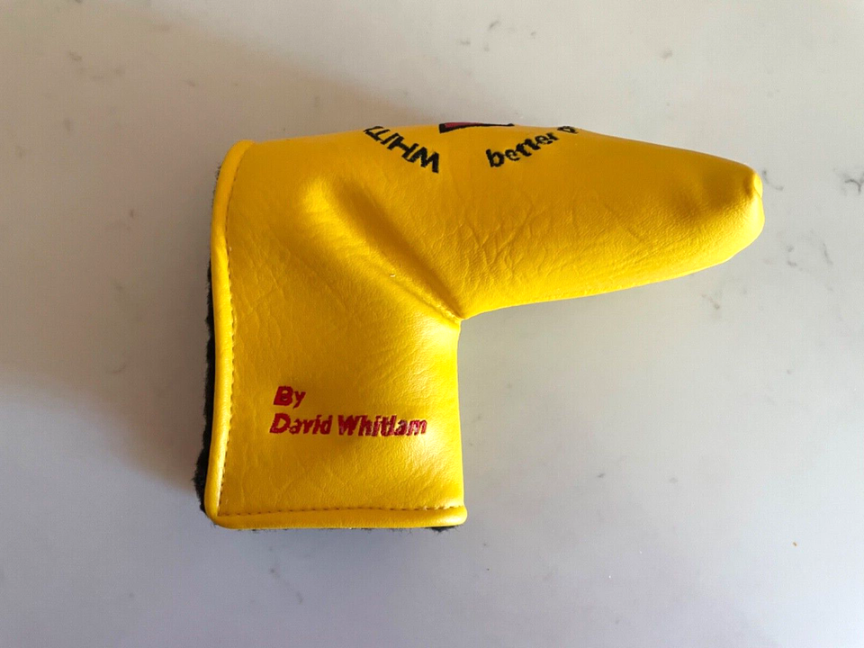 David Whitlam Putter Cover New Yellow Color for a bladed putter | eBay