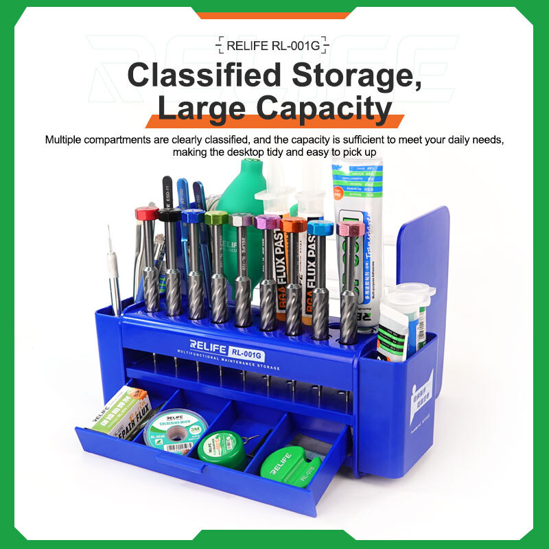 Tool Holder Organizer Relife RL001G Tidy Screwdriver Station For Phone ...