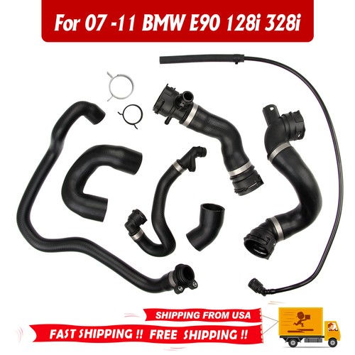 (7 Hoses) Radiator Coolant Water Hose Pipe Kit for BMW E90 128i 328i ...