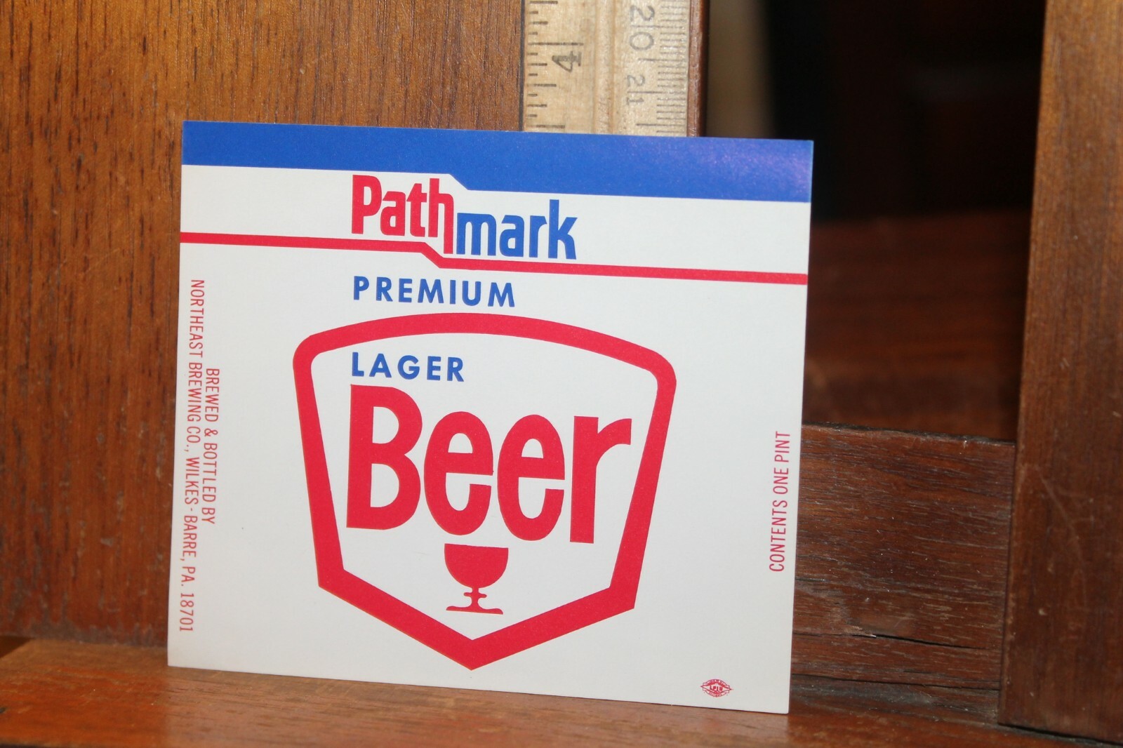 Vintage Beer Label Pathmark Premium Lager | eBay