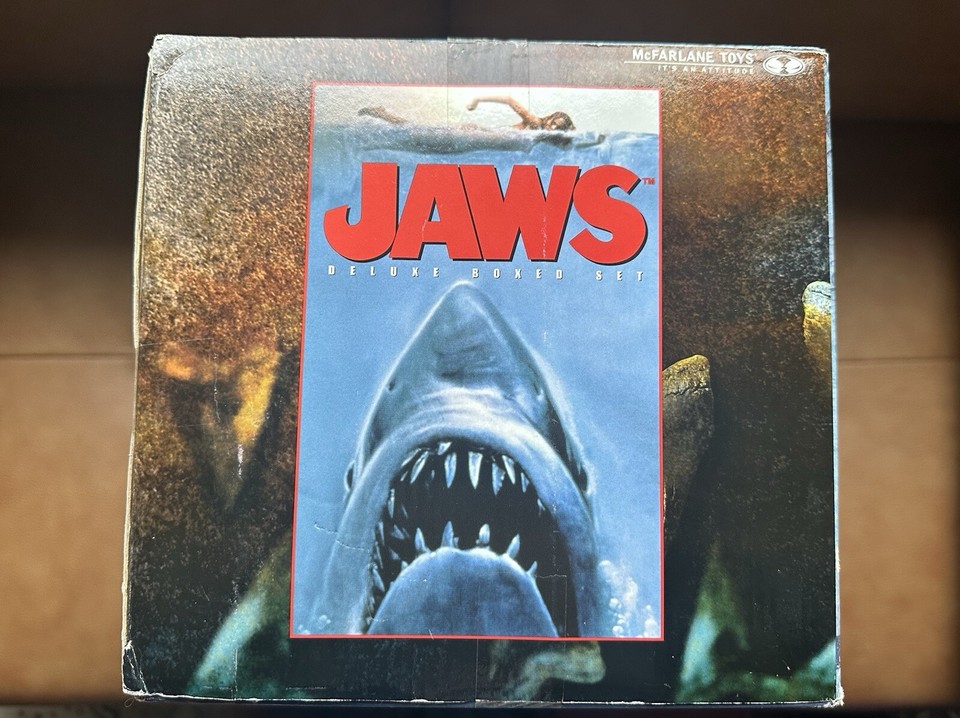JAWS McFARLANE TOYS - Movie Maniacs 4 - Deluxe Boxed Set - Sealed | eBay